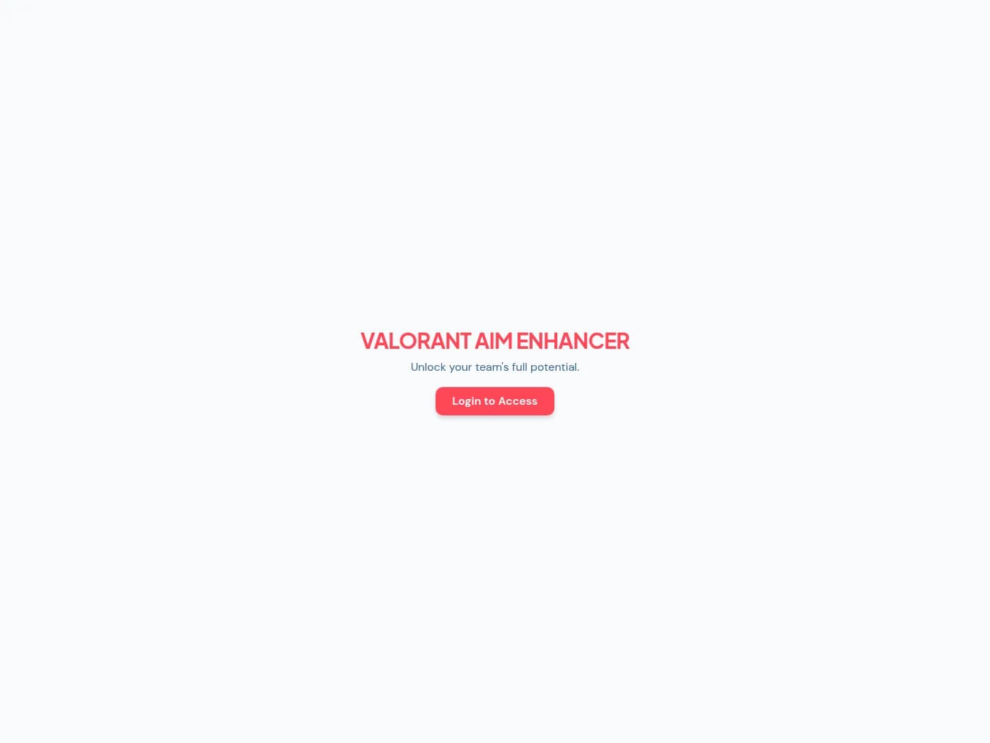 Valorant Aim Enhancer