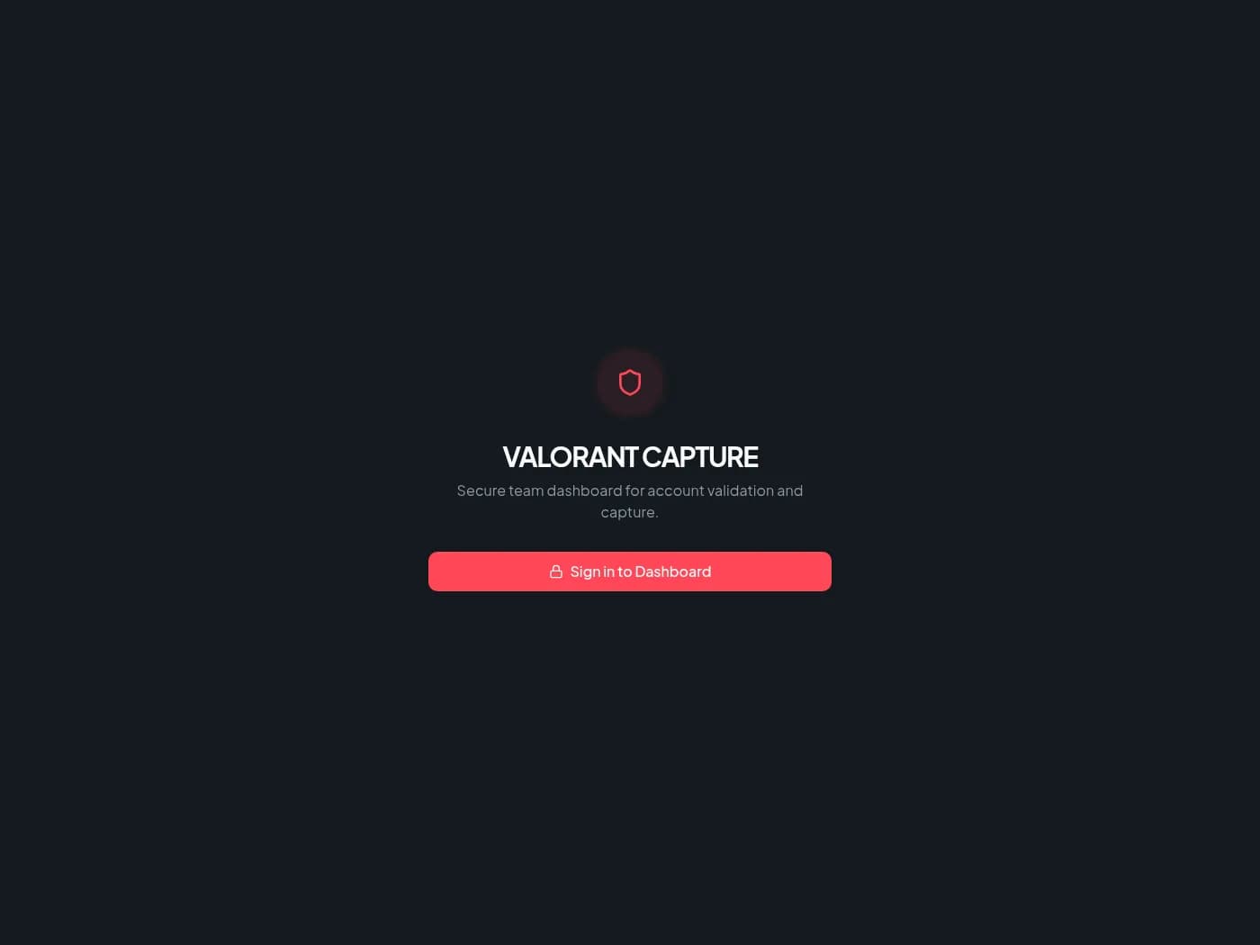 Valorant Capture Dashboard