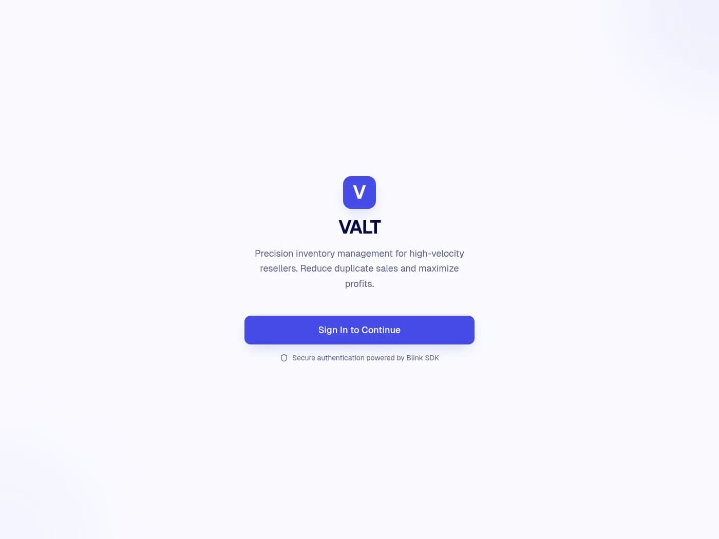 VALT Reseller Dashboard