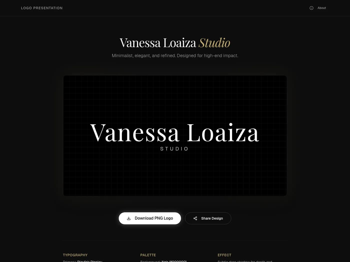 Vanessa Loaiza Studio Logo