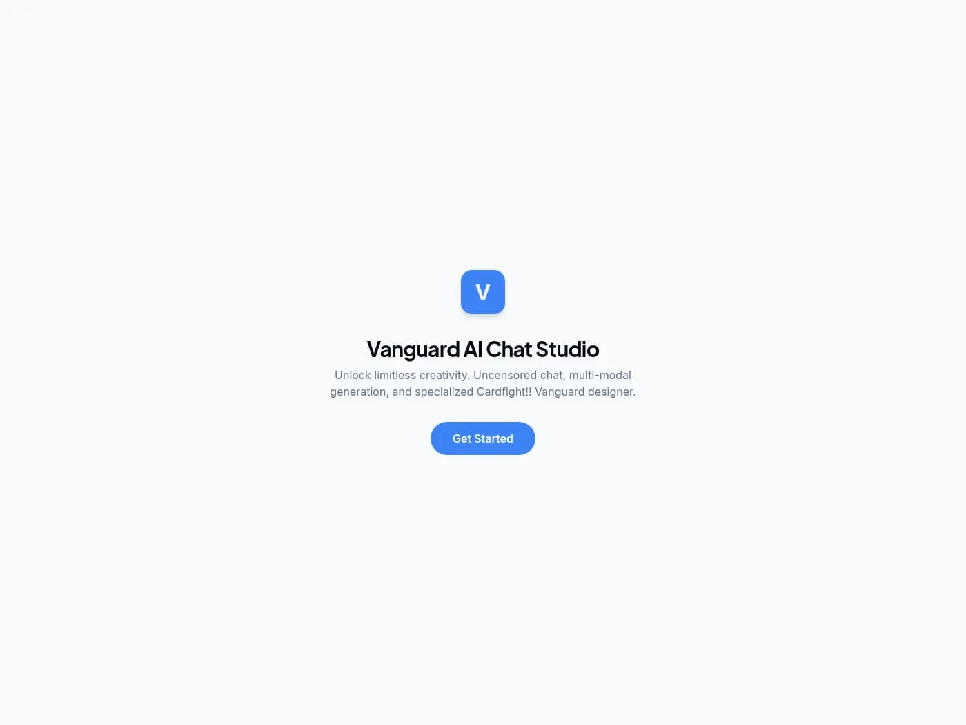 Vanguard AI Chat Studio