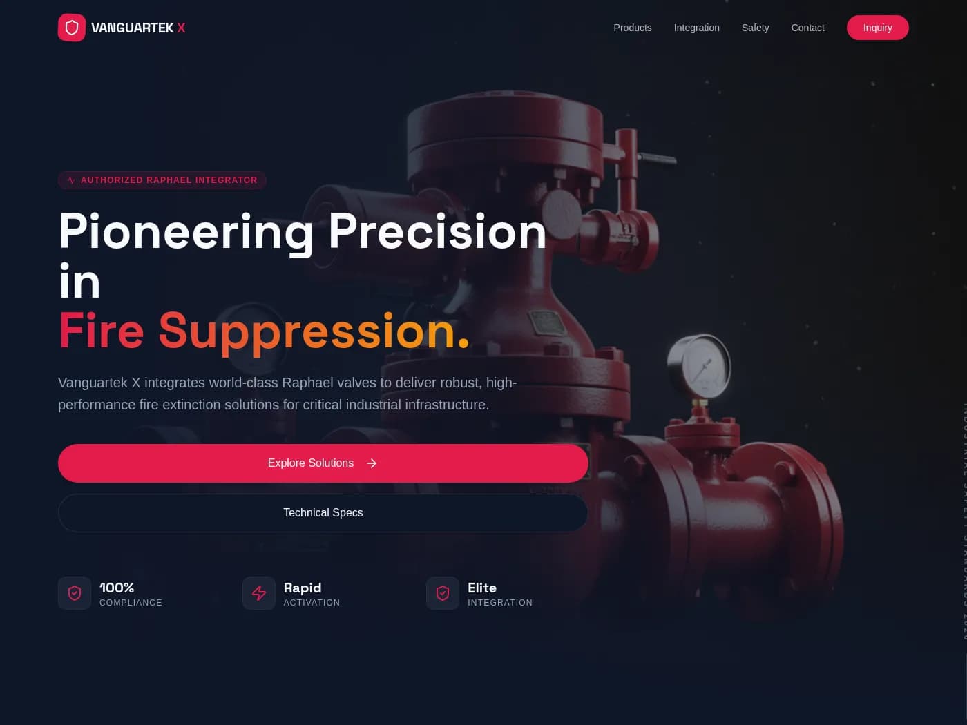 Vanguartek X Webpage