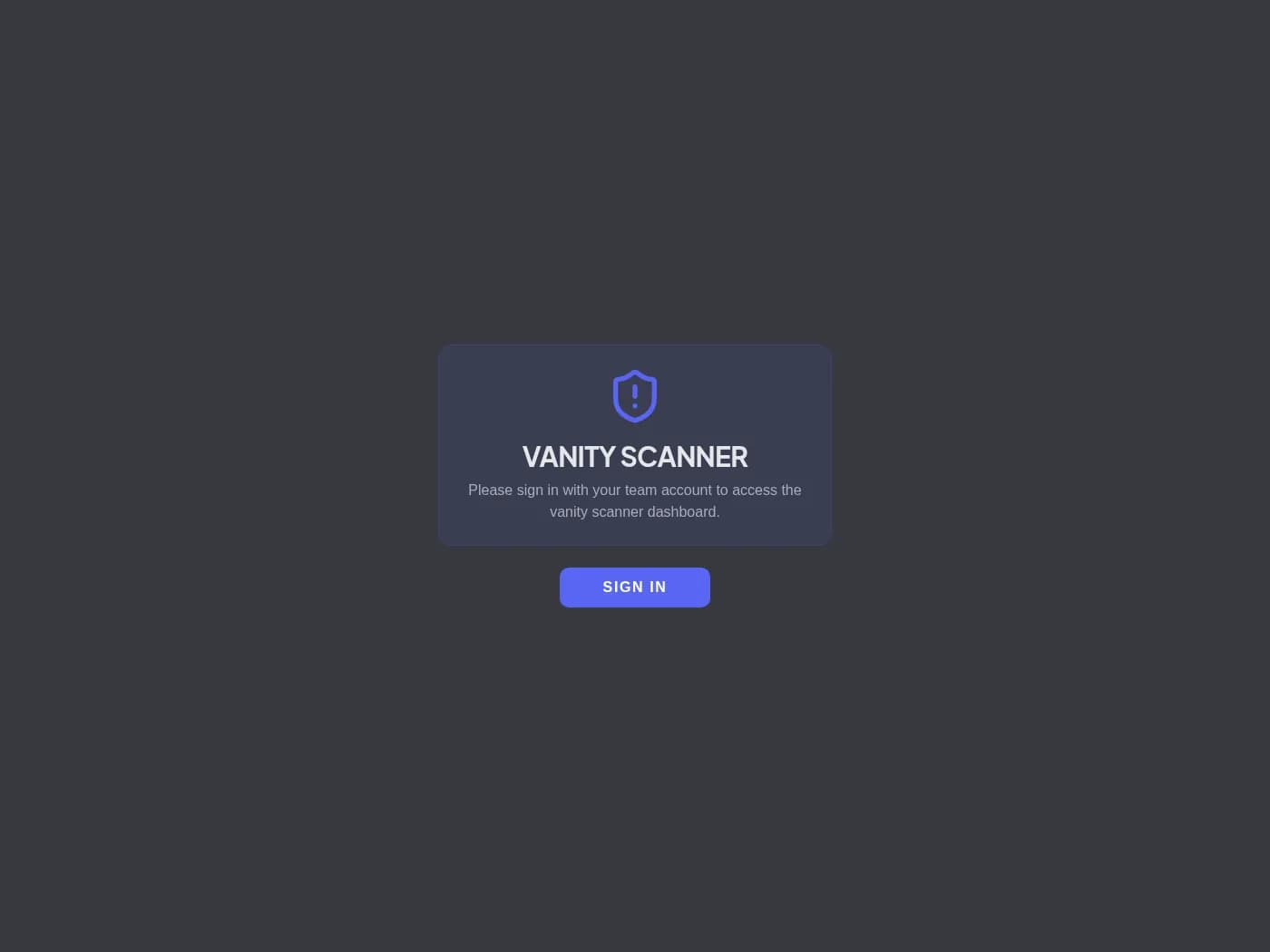 Vanity URL Scanner