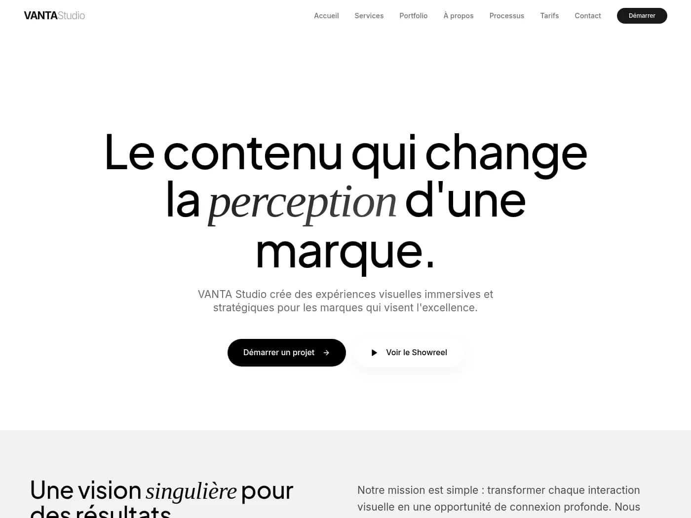 VANTA Studio Premium Web