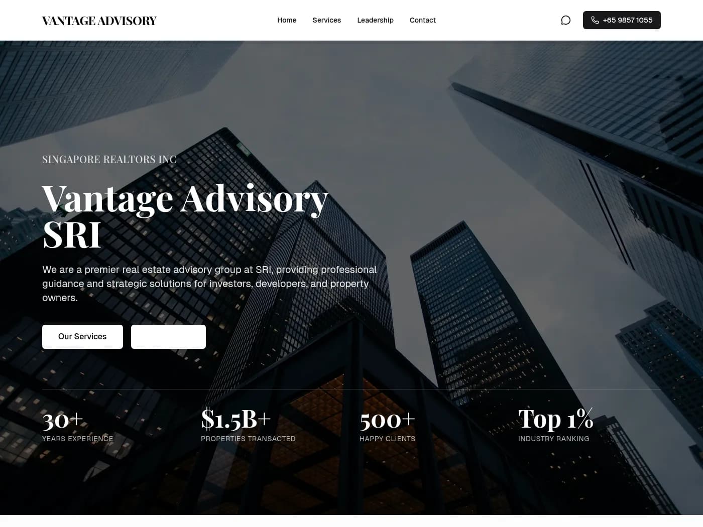 Vantage Advisory Site