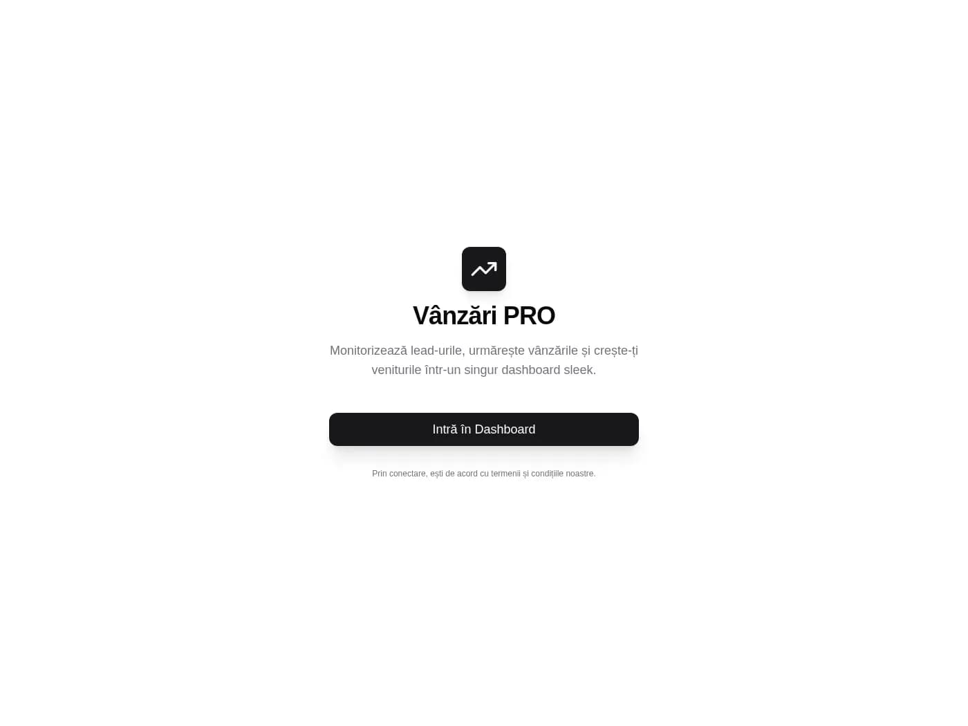 Vânzări PRO Dashboard