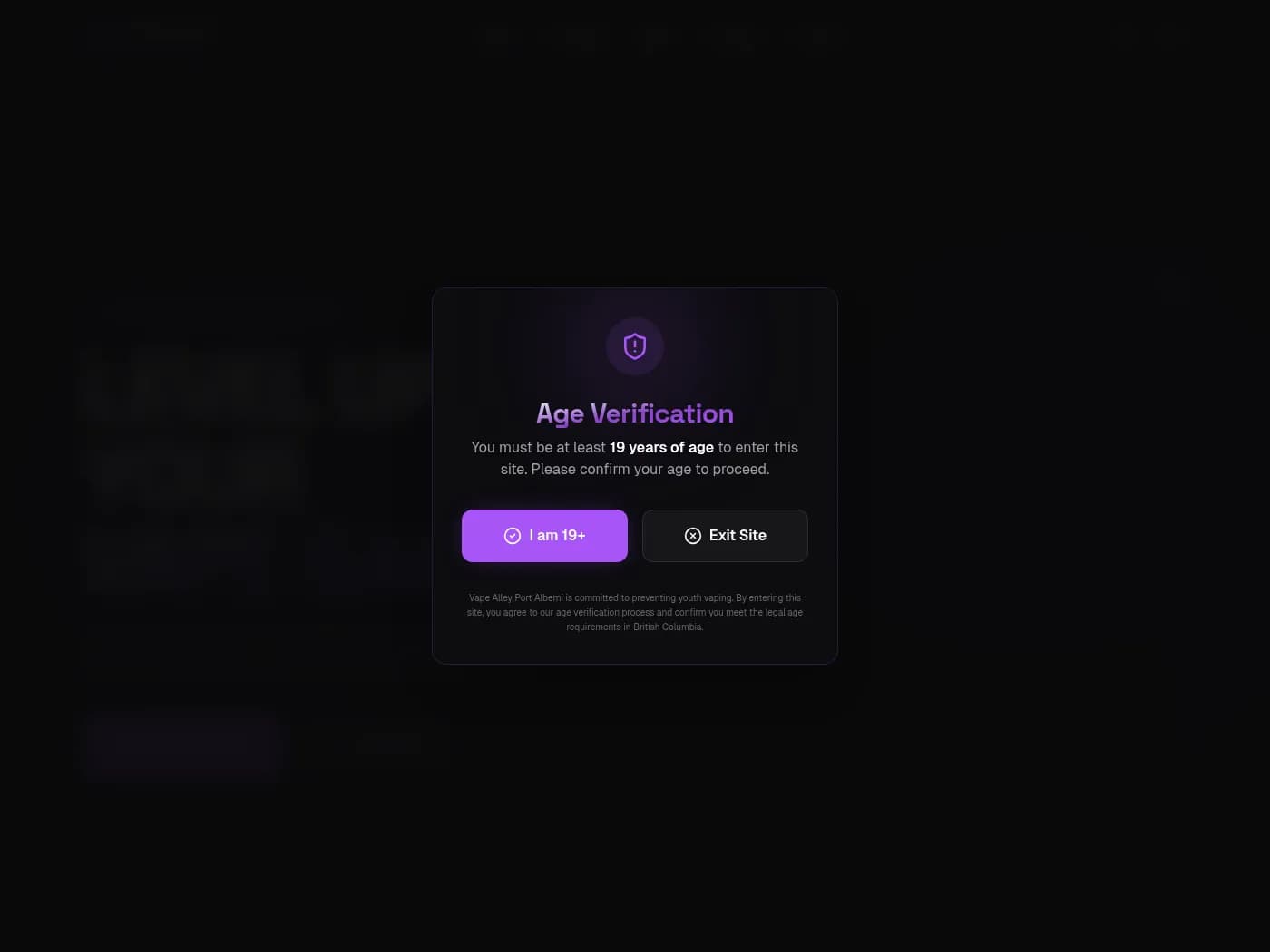 Vape Alley Web Presence