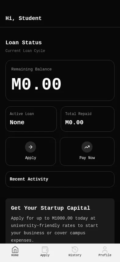 Varsity Loan Starter