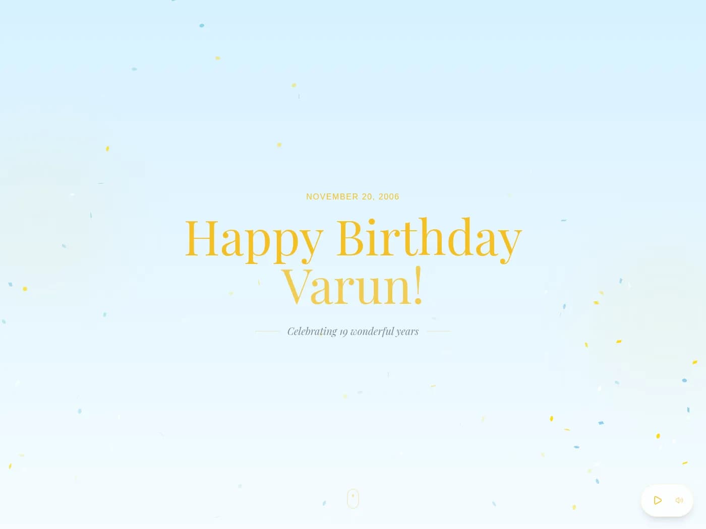 Varun's Birthday Bash