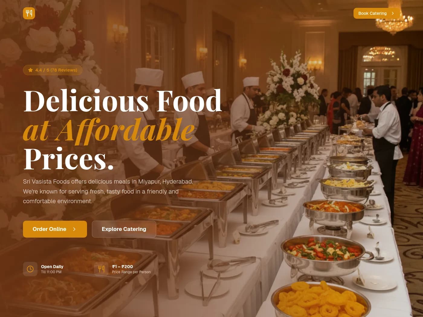 Vasista Foods Web Portal