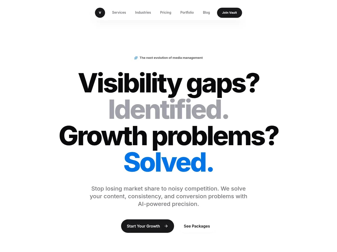 Vault Media + AI Web Suite