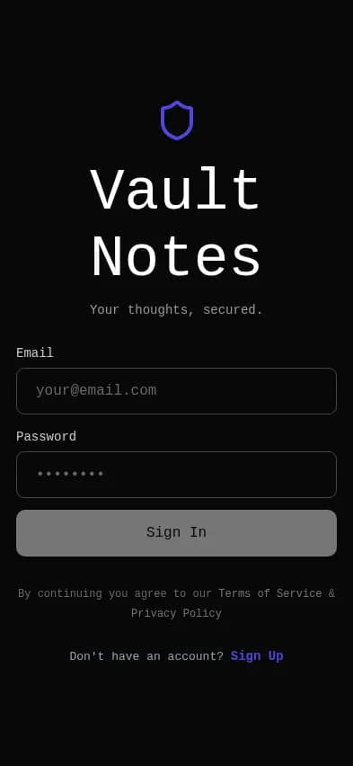 Vault Notes