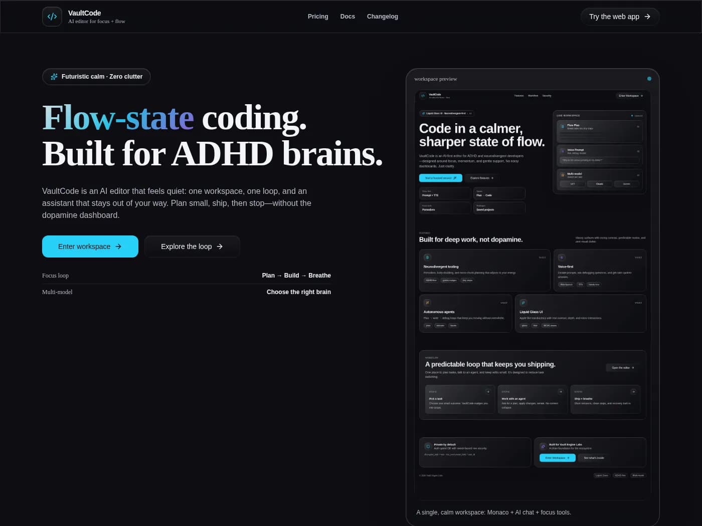 VaultCode AI Editor