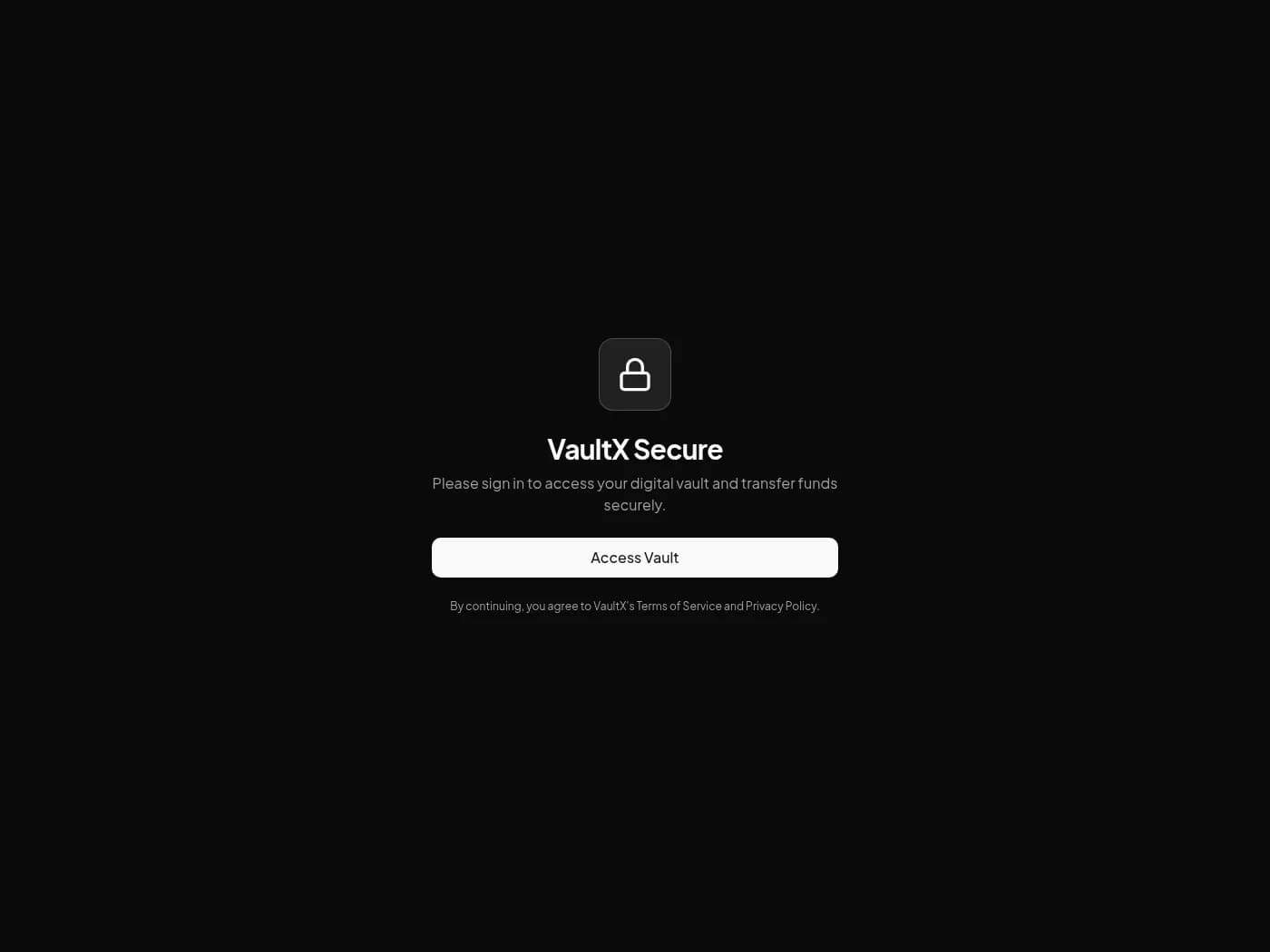 VaultX Money Transfer