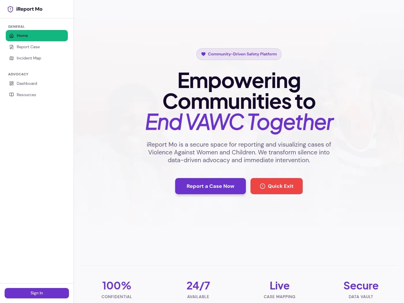 iReport Mo Platform