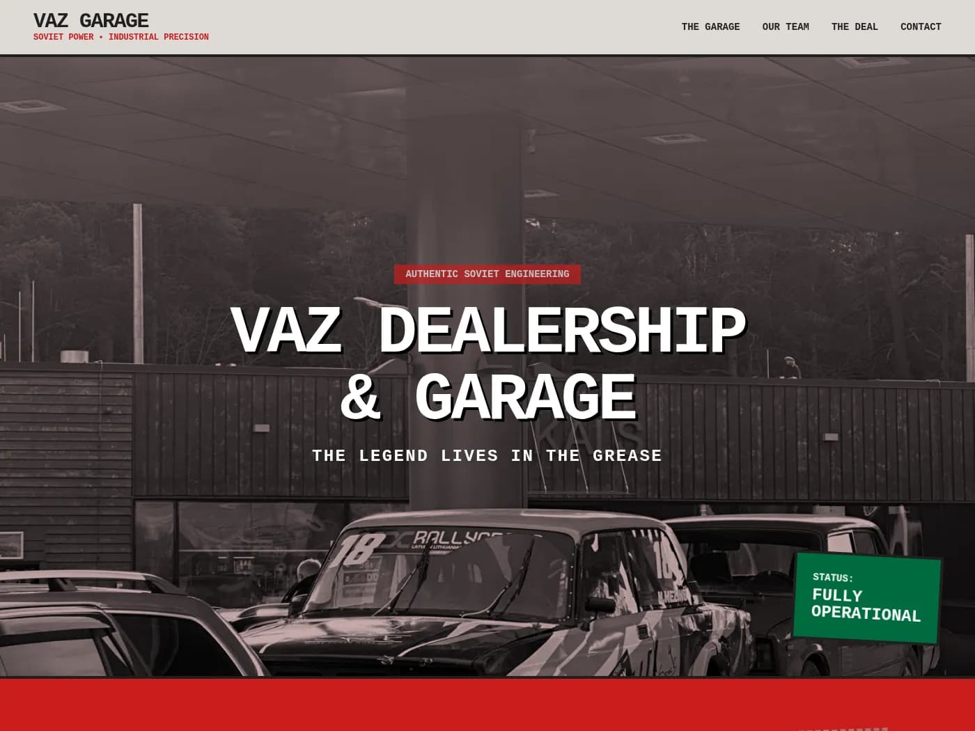 VAZ Dealership Garage