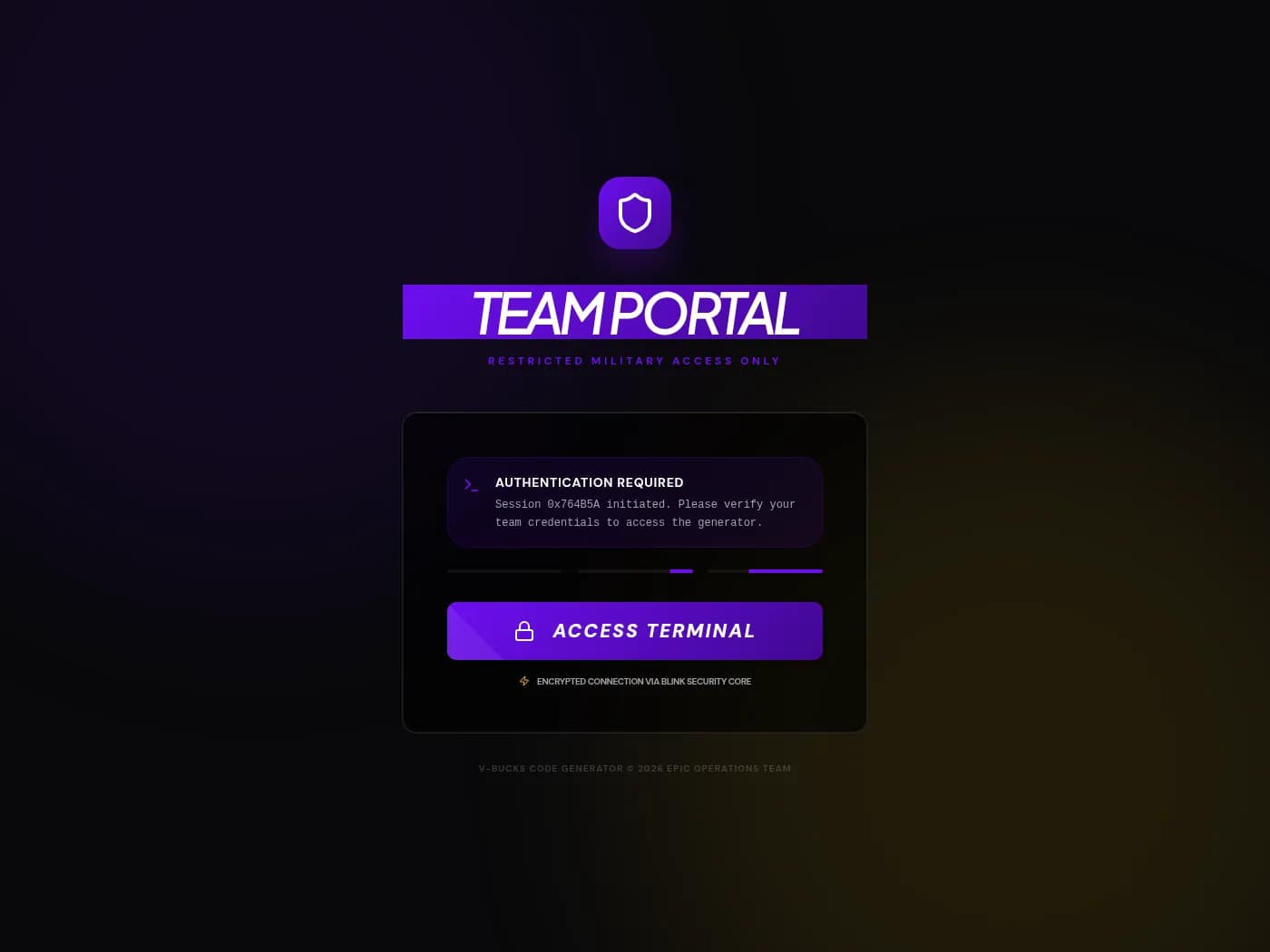 V-Bucks Code Generator
