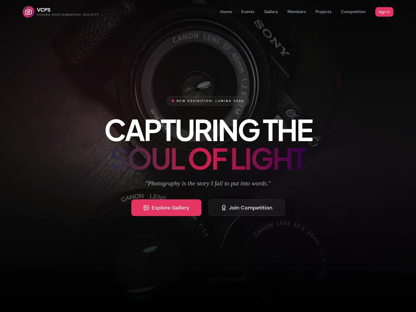 Vidura Photo Society Portal