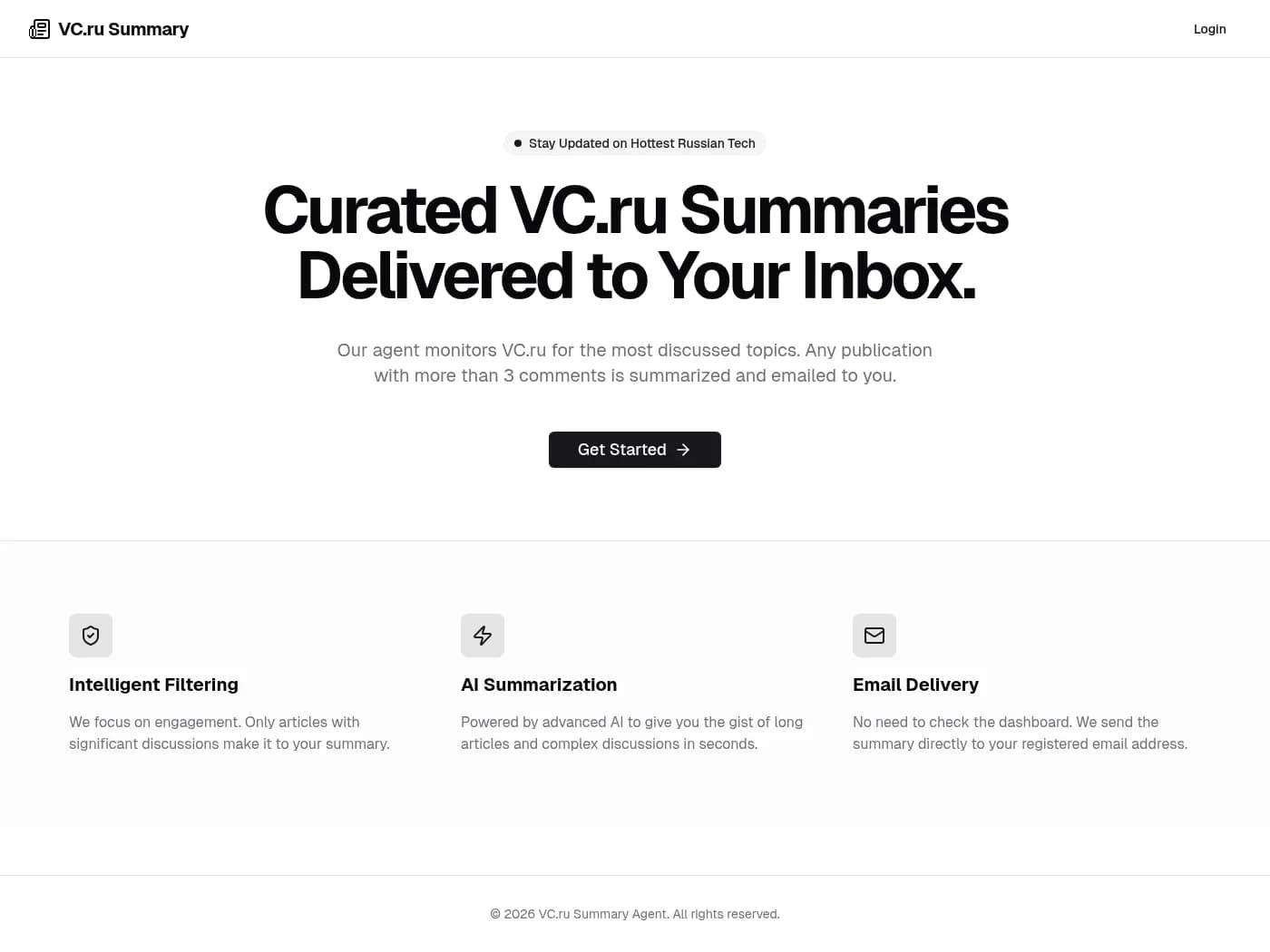 VC.ru Summary Agent