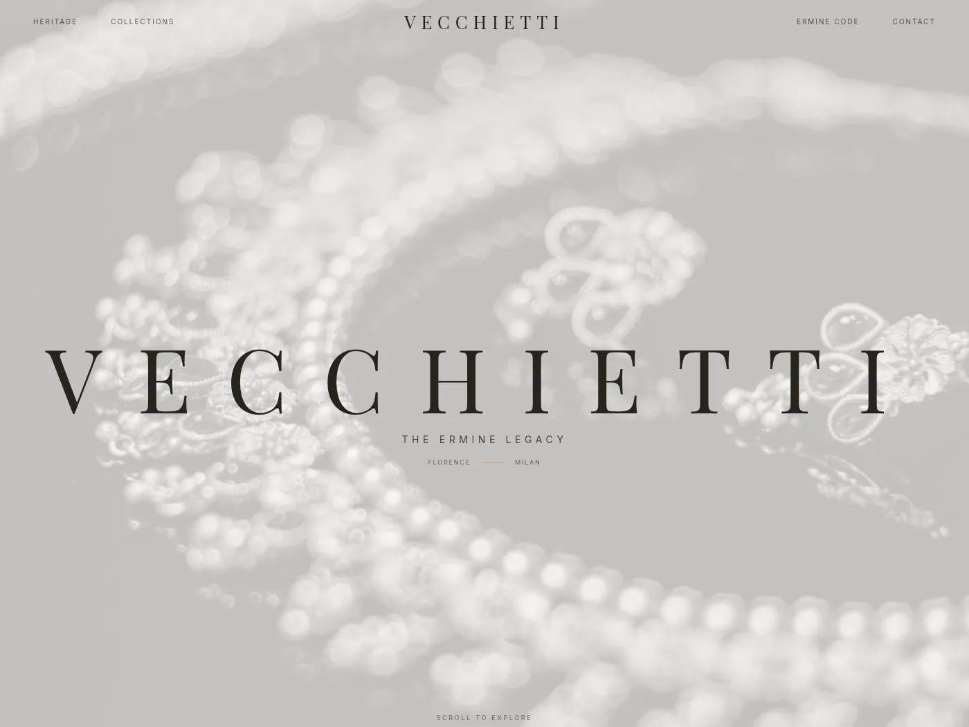 Vecchietti Maison Website