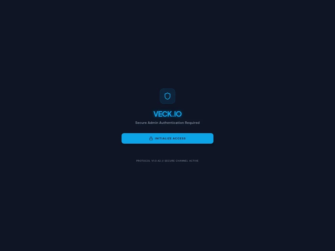 Veck.io Admin Console