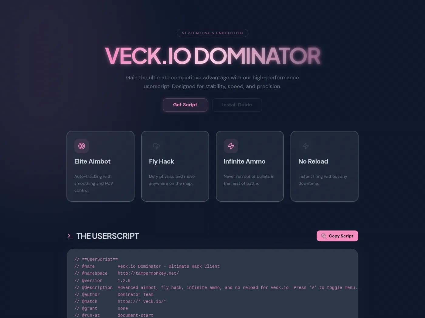 Veck.io Game Advantage