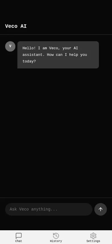 Veco AI Chatbot