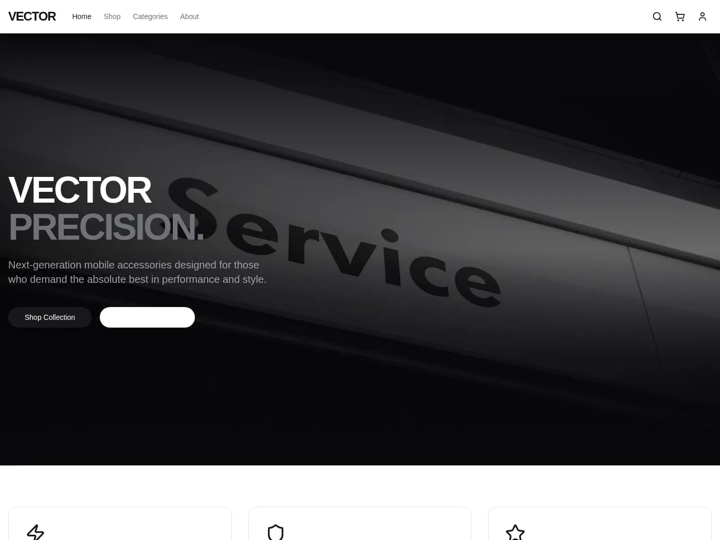 Vector Mobile Accessories PWA
