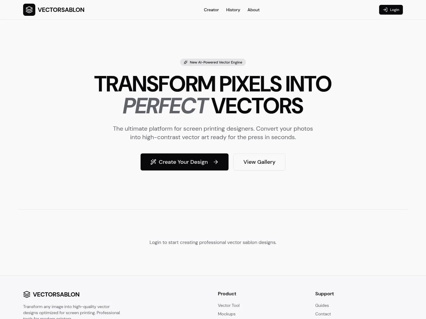 Vector Sablon Creator