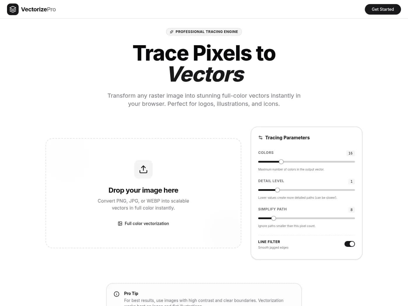 Vectorize Pro