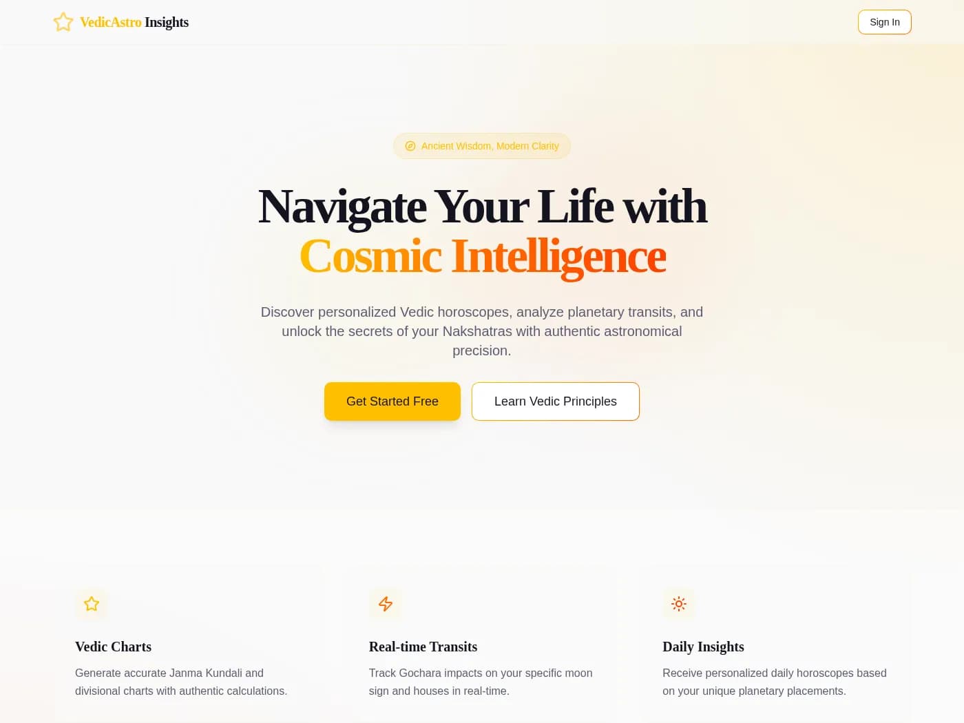 VedicAstro Insights