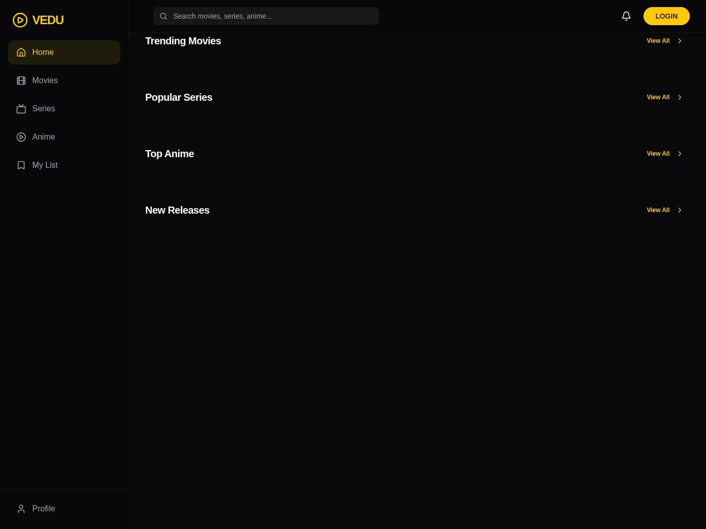 Vedu Clone App