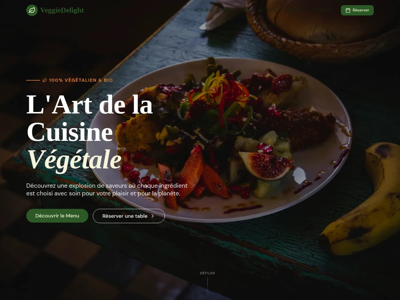 VeggieDelight Site