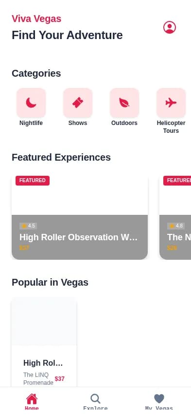 Vegas Things To Do App