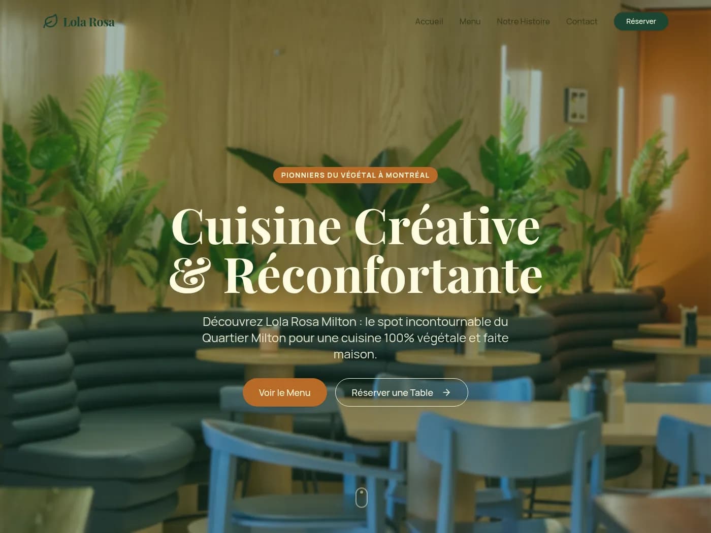 Veggie Bistrot Website