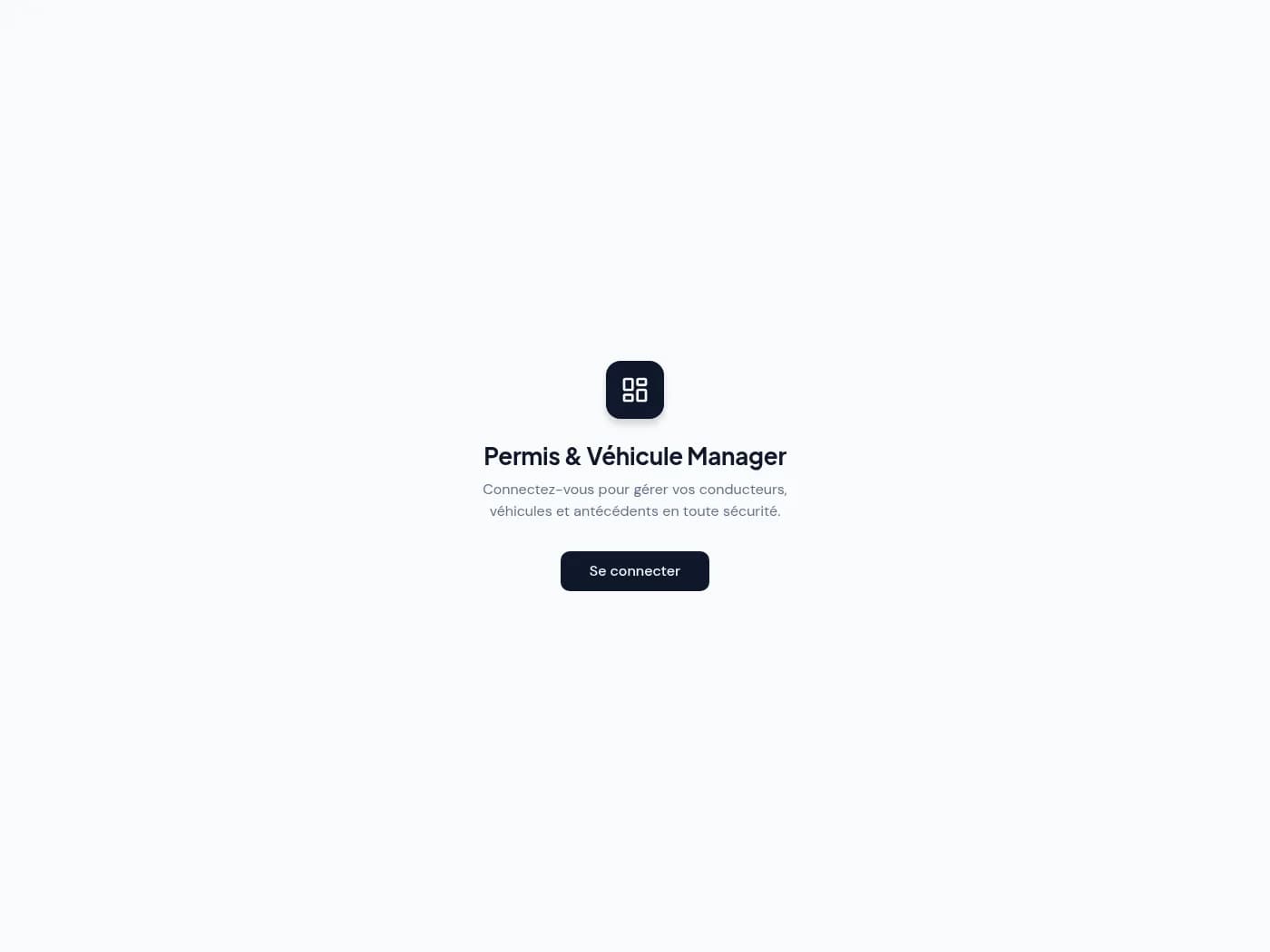 Permis & Véhicule Manager