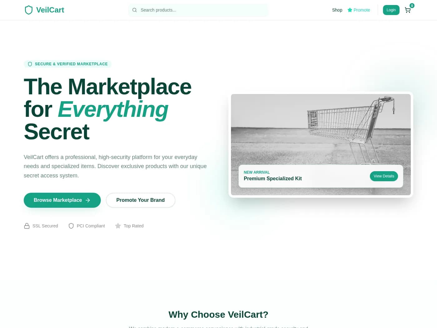 VeilCart Marketplace