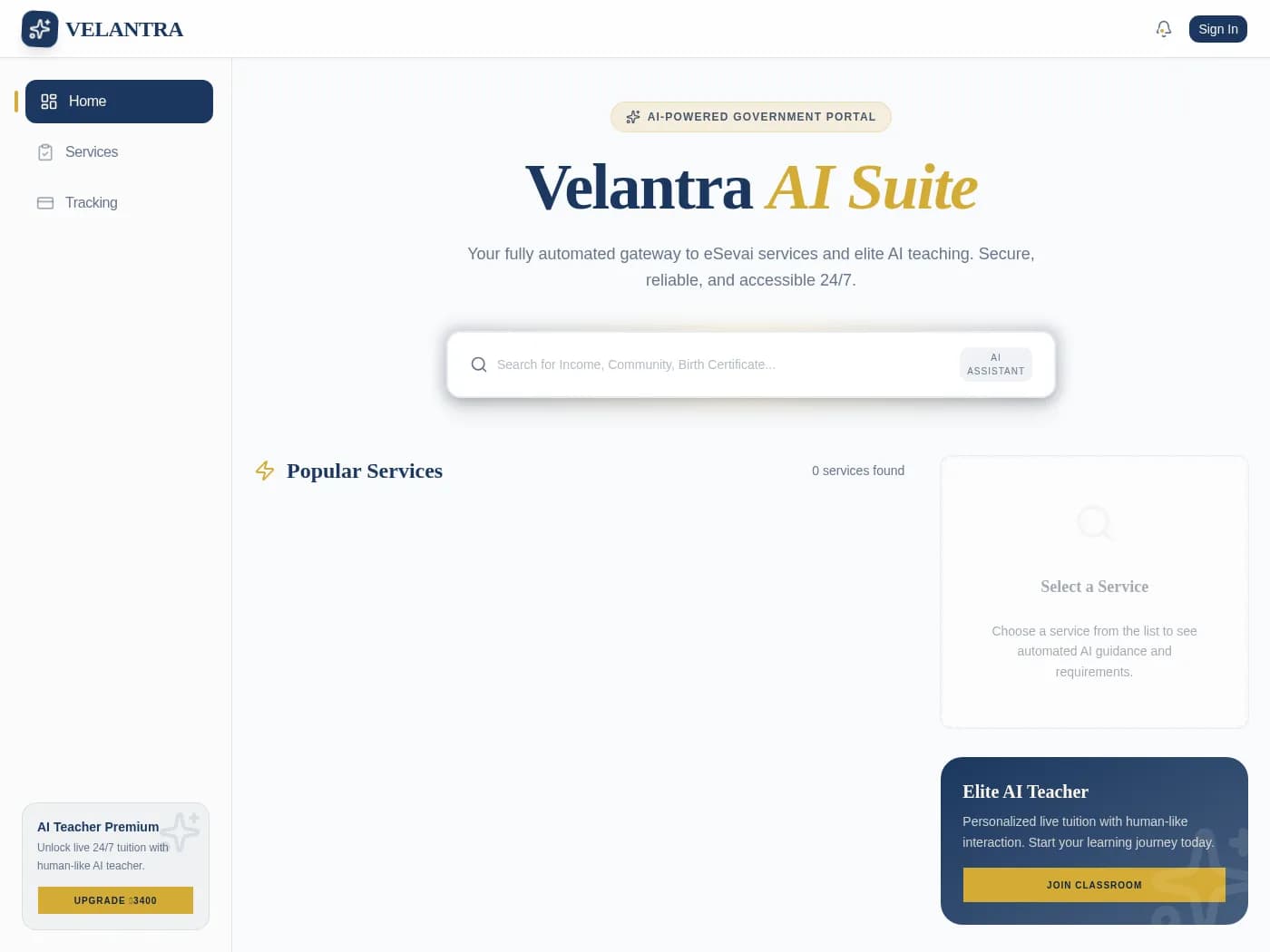 Velantra AI Suite