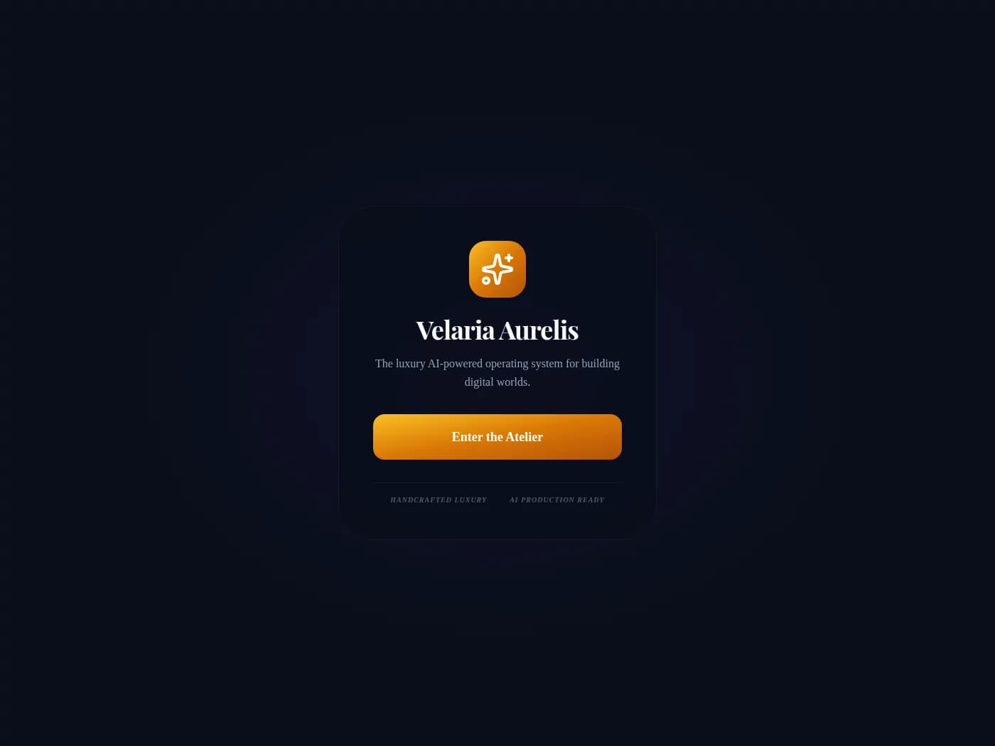 Velaria Aurelis AI OS
