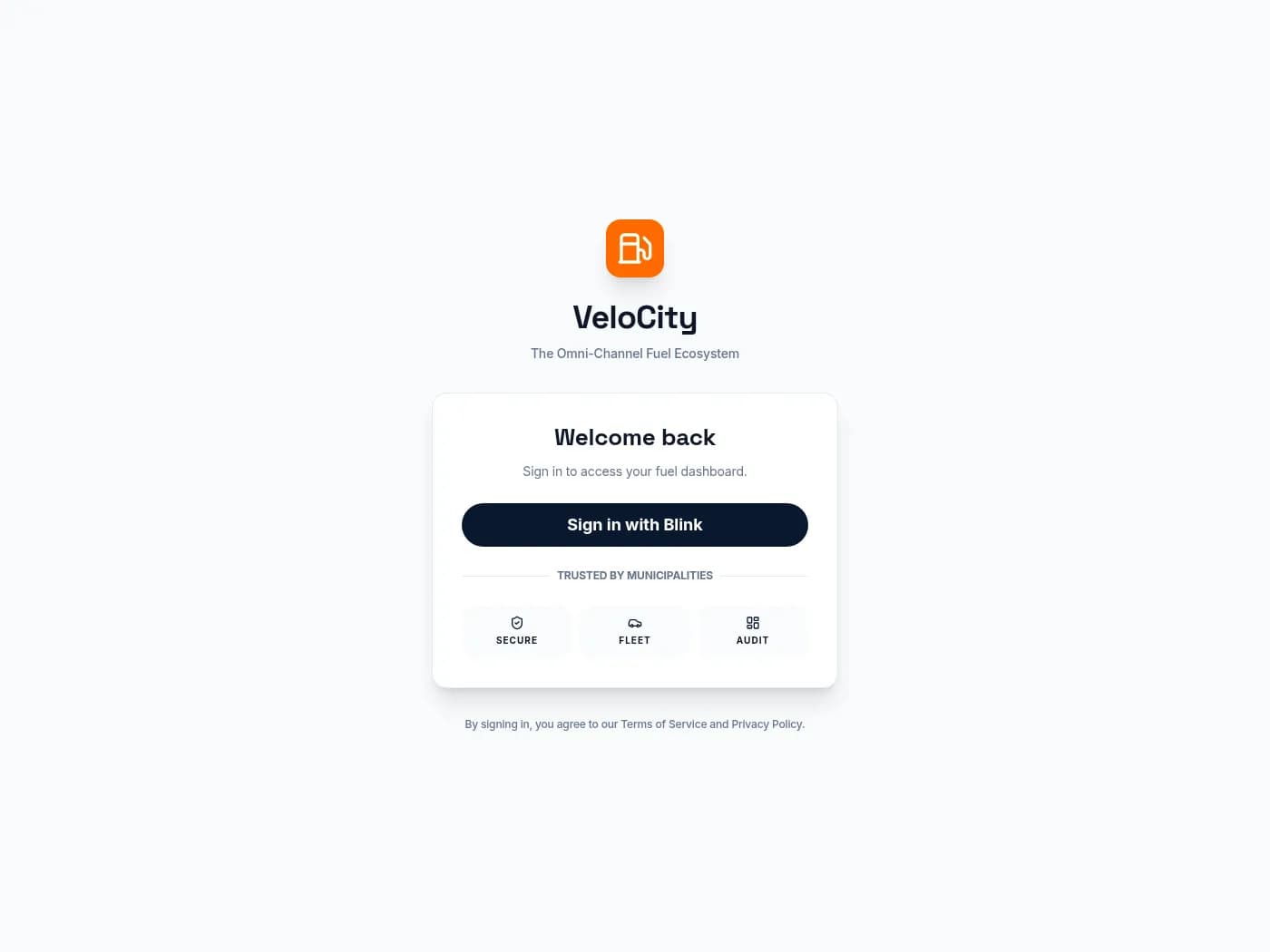 VeloCity Fuel Ecosystem