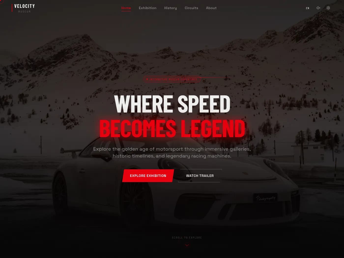 Velocity Museum Web Experience