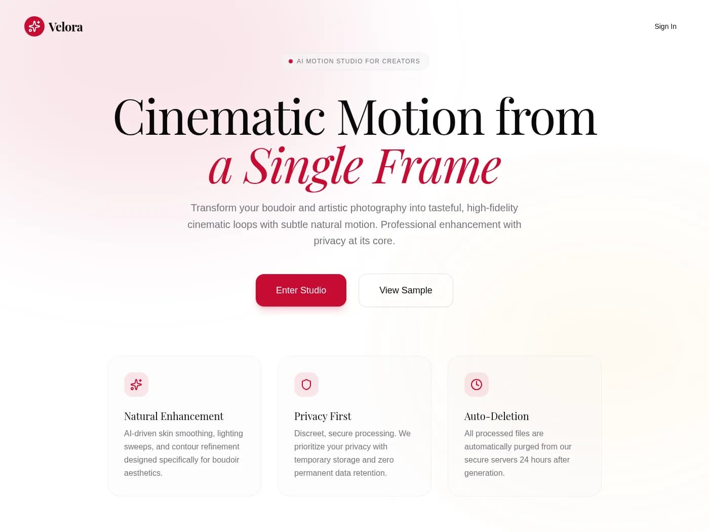 Velora Motion Studio