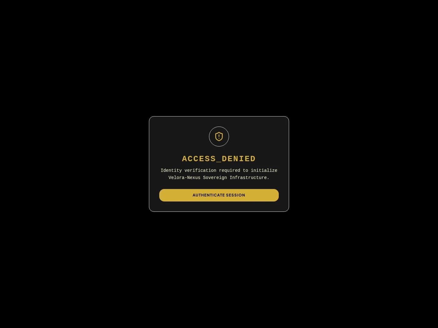 Velora-Nexus Sovereign SaaS