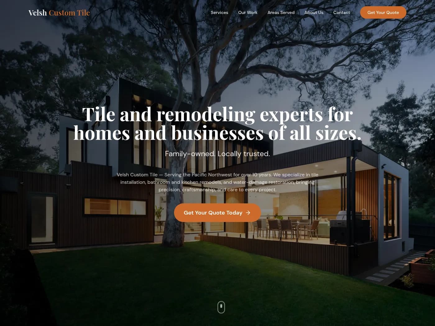 Velsh Custom Tile Site