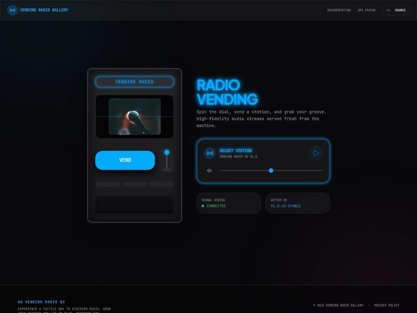 Vending Radio Gallery