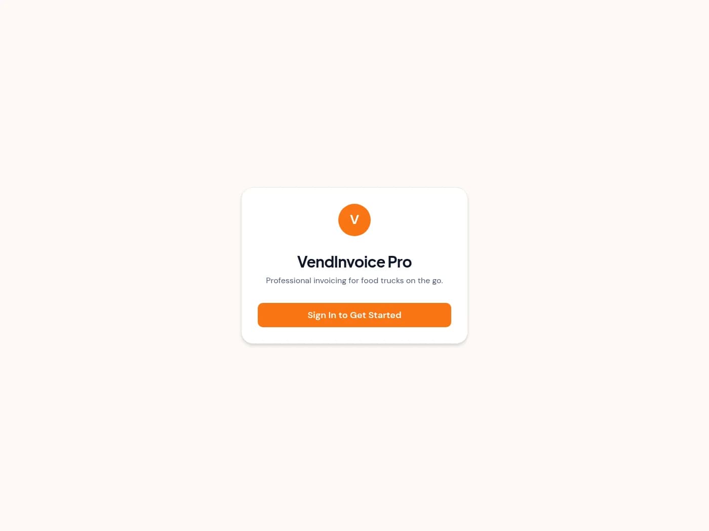 VendInvoice Pro App