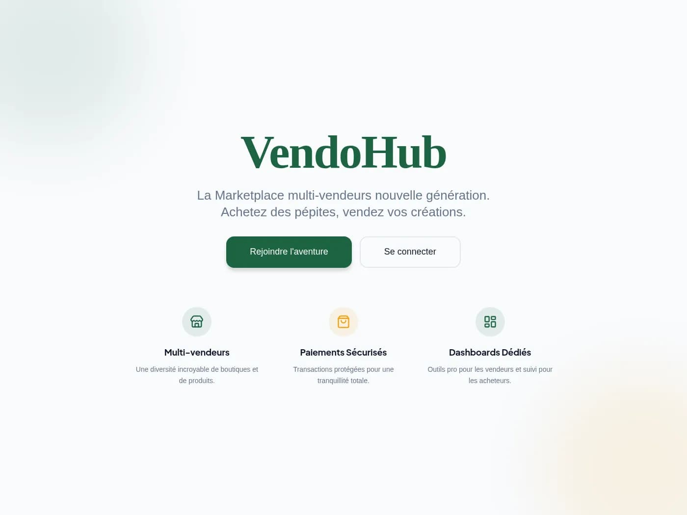 VendoHub Marketplace
