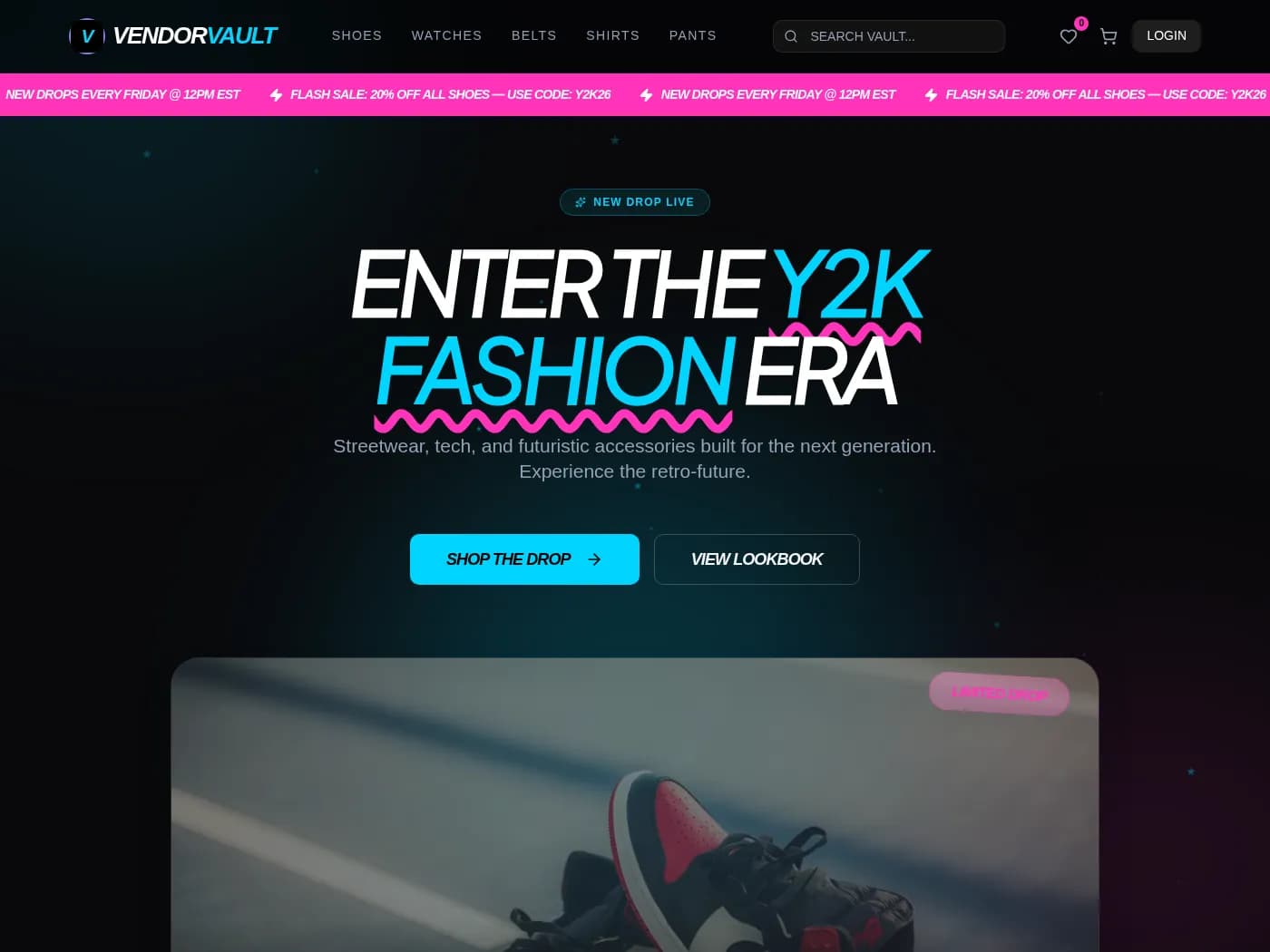 VendorVault Y2K Store