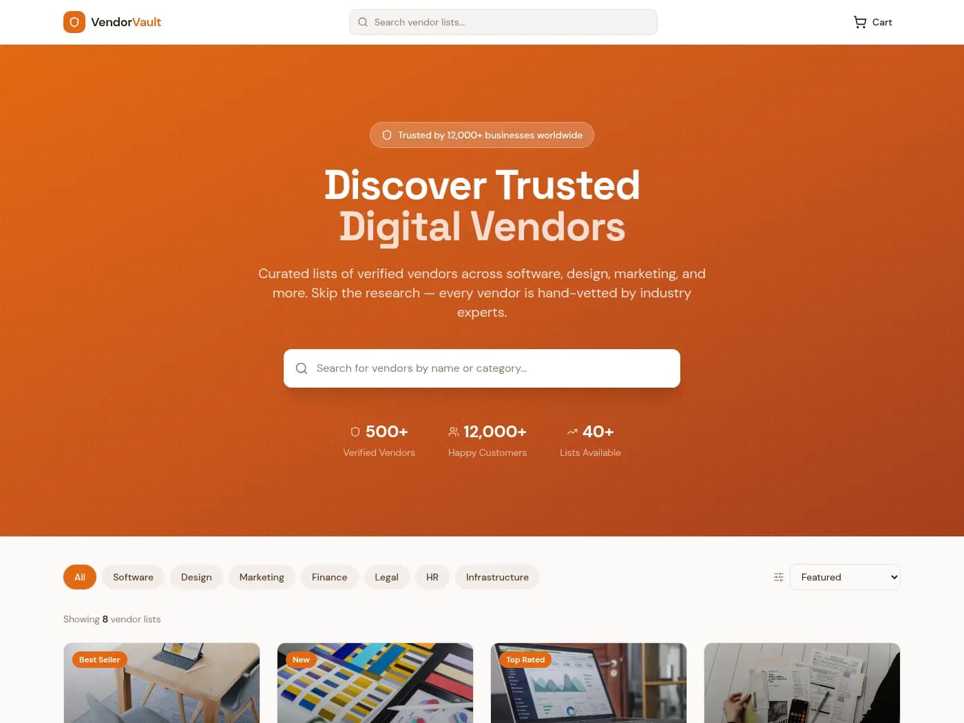 VendorVault Marketplace