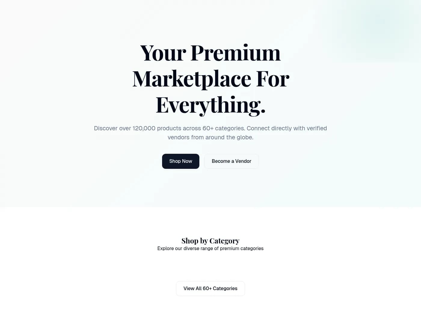 VendorVerse Commerce Platform
